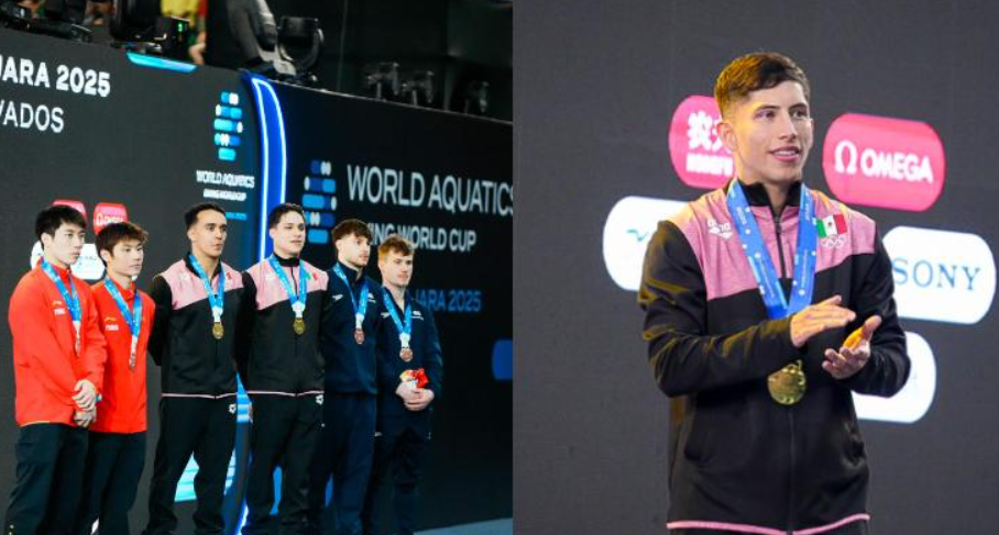 Llegó el oro para México en Clavados con Osmar, Juan y Randal ...