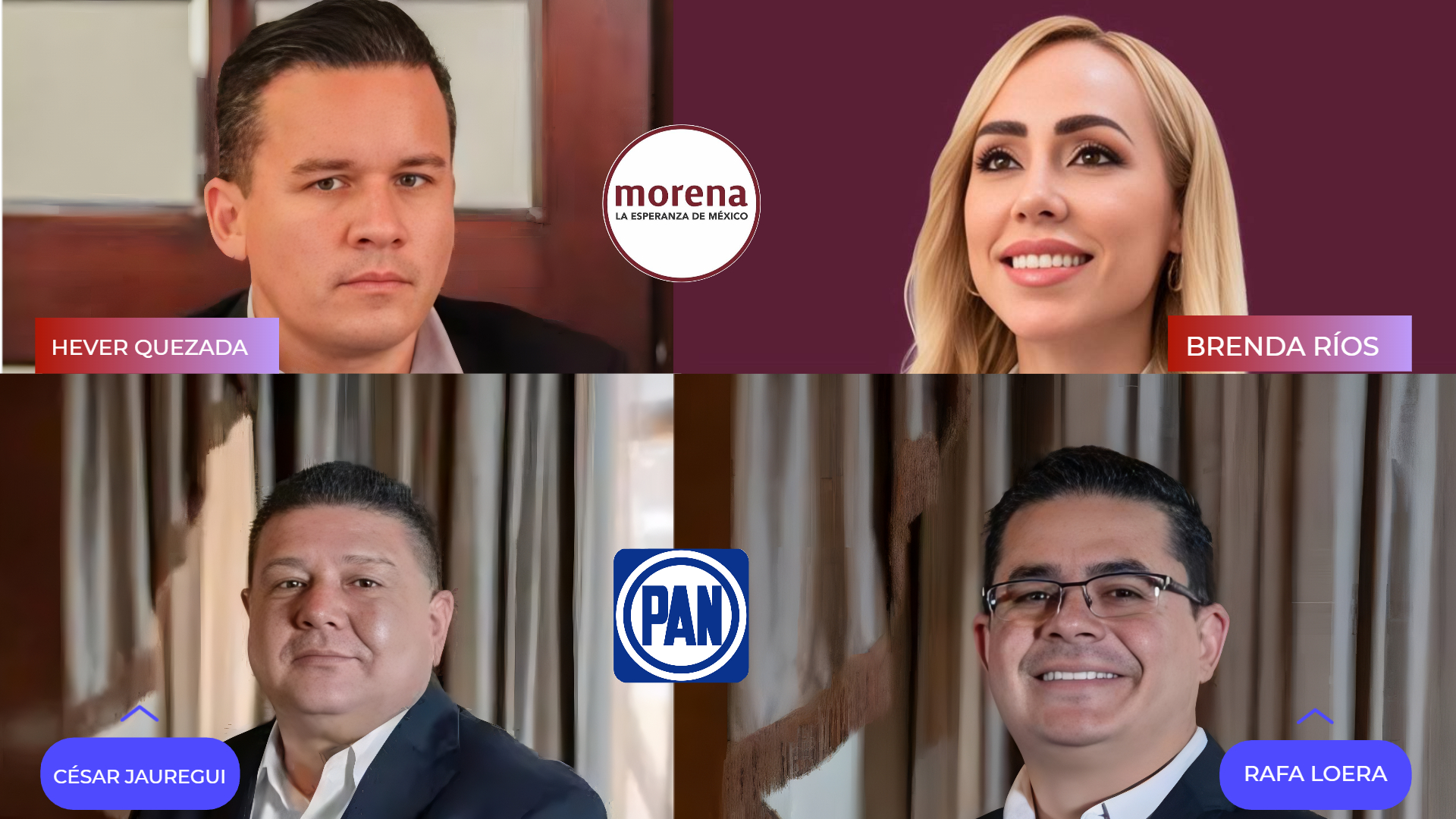 Brenda Ríos y César Jáuregui lideran; Hever Quezada y Rafa Loera crecen rumbo a 2027 - Chihuahua ...