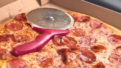 Olvidan cortador en pizza de Little Caesars - Chihuahua en Red